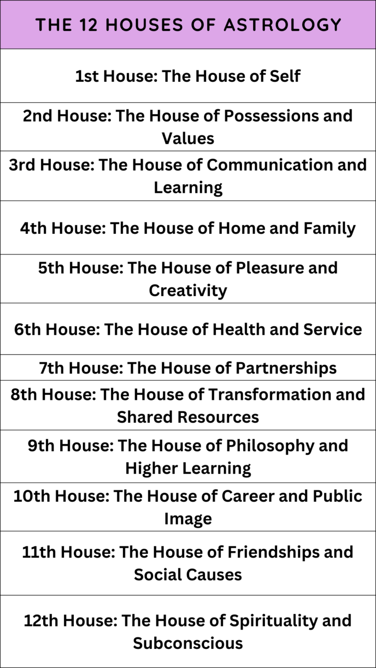 Unlock the 12 Houses: Your Zodiac Chart's Hidden Secrets - Wardrobe Groove