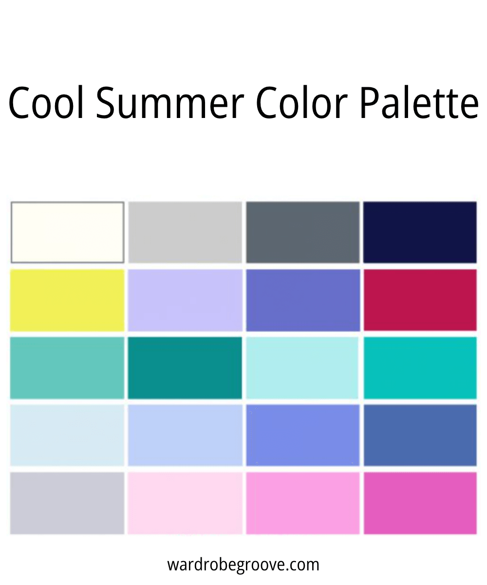 Color Analysis: Summer Season and Its Subtypes - Wardrobe Groove