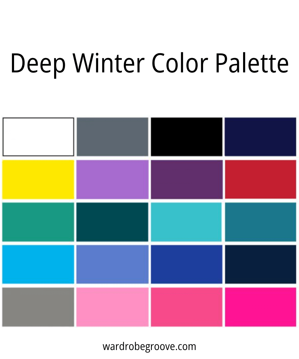 Color Analysis: Winter Season and Its Subtypes - Wardrobe Groove
