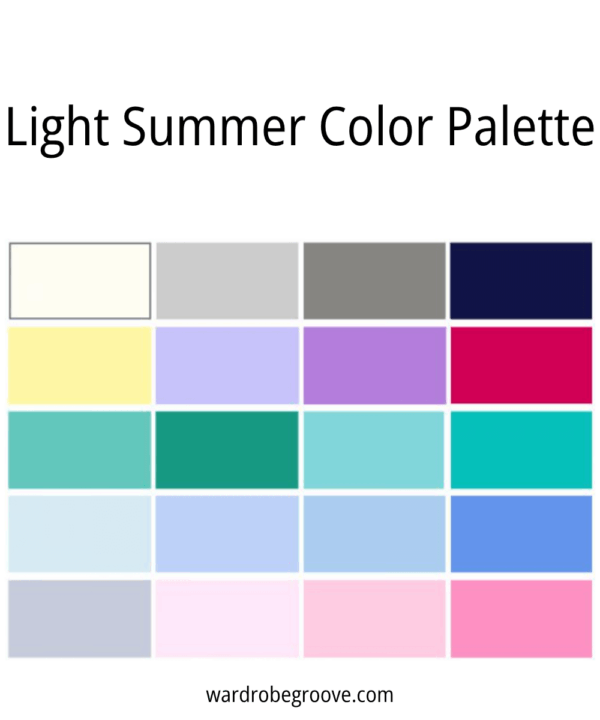 Color Analysis: Summer Season and Its Subtypes - Wardrobe Groove
