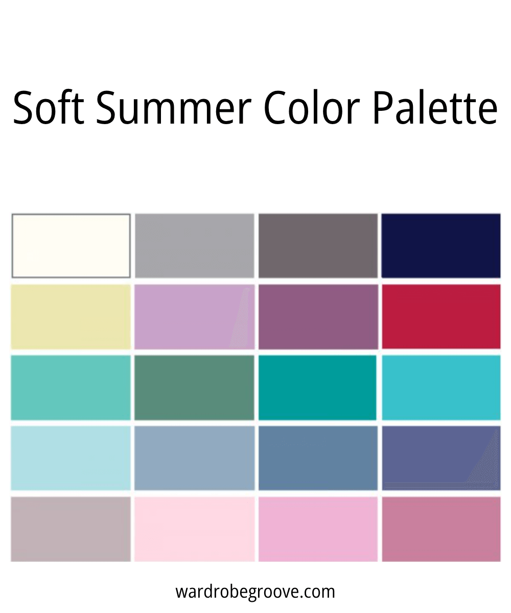 Color Analysis: Summer Season and Its Subtypes - Wardrobe Groove